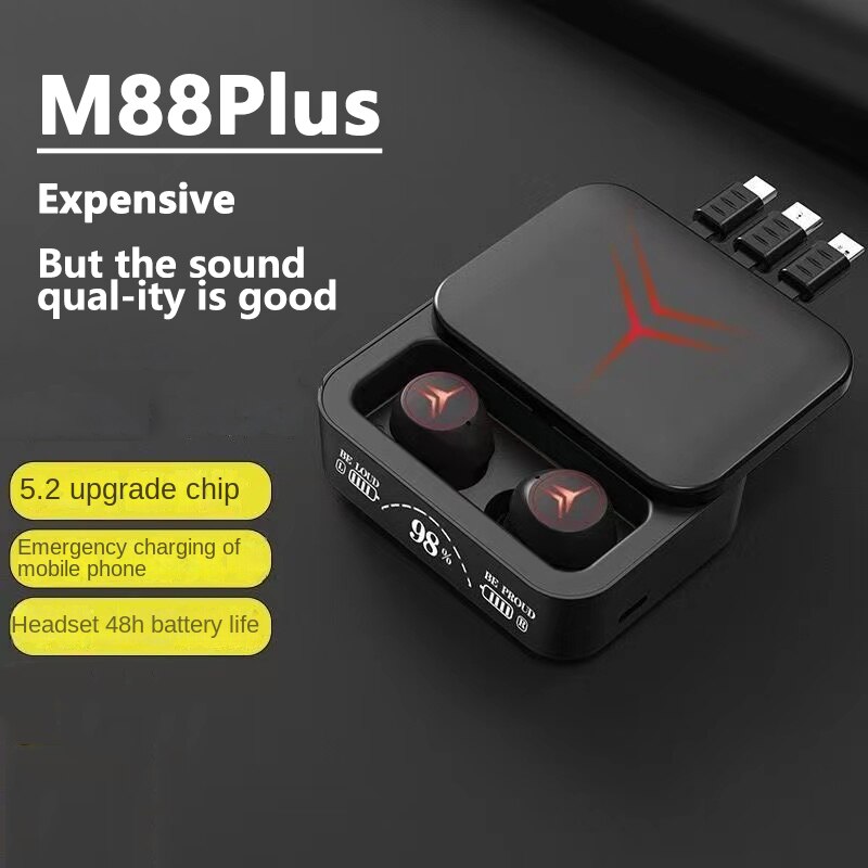 Audífonos Bluetooth M88 Plus – Renovup